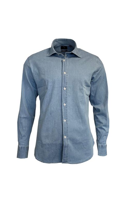 Gio Denim Shirt - Slim Denim Blue